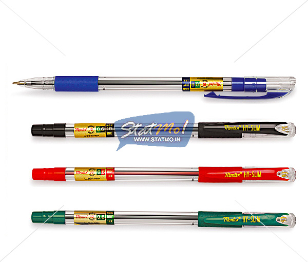 Montex Hy Slim Ball Pens (Pack of 10) – StatMo