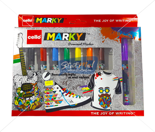 Cello Marky Permanent Marker Set of 8 – StatMo