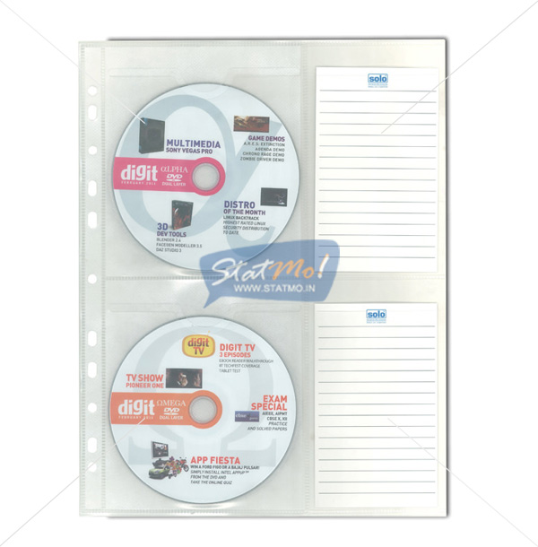 Solo CD Wallet Pocket with Label (Pack of 10) – StatMo