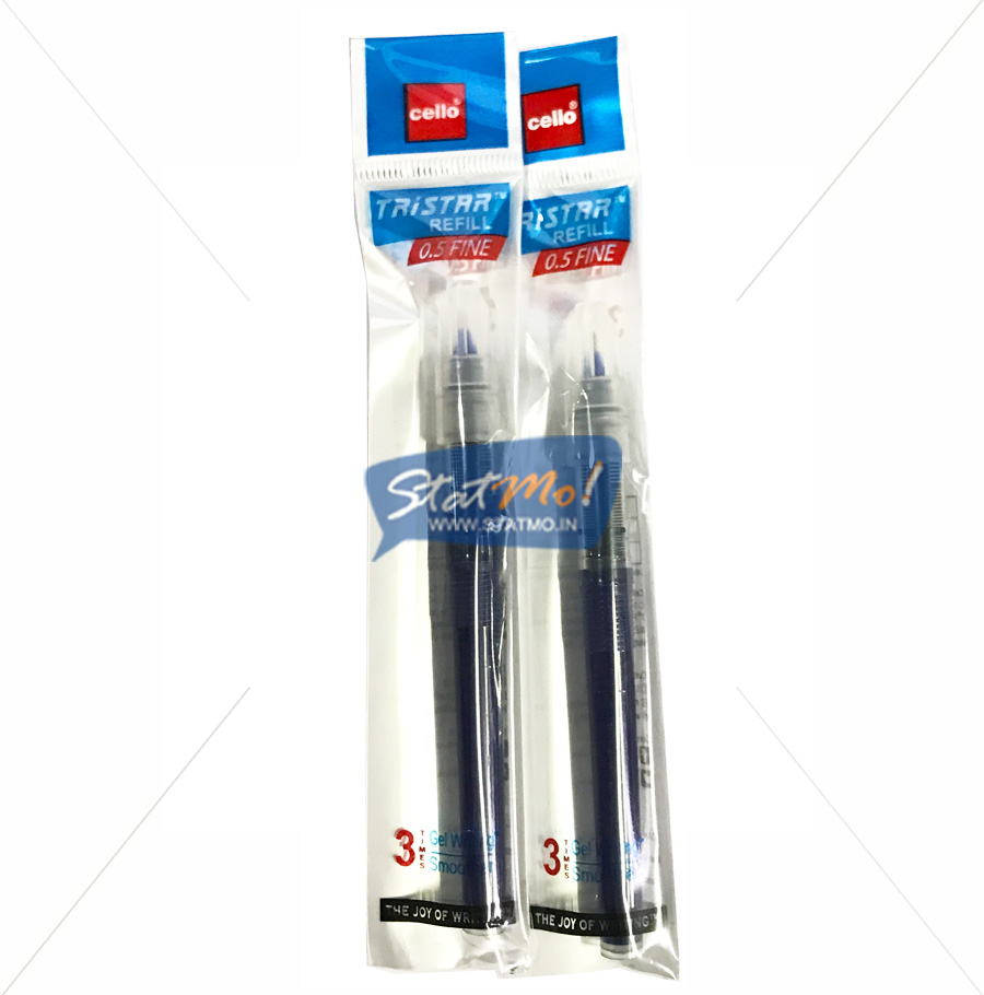 Cello Tristar Gel Ink Refill (Pack of 10) – StatMo