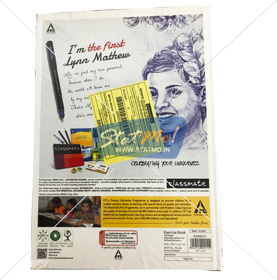 Classmate Hard Cover Long Notebook 160 Pages – StatMo